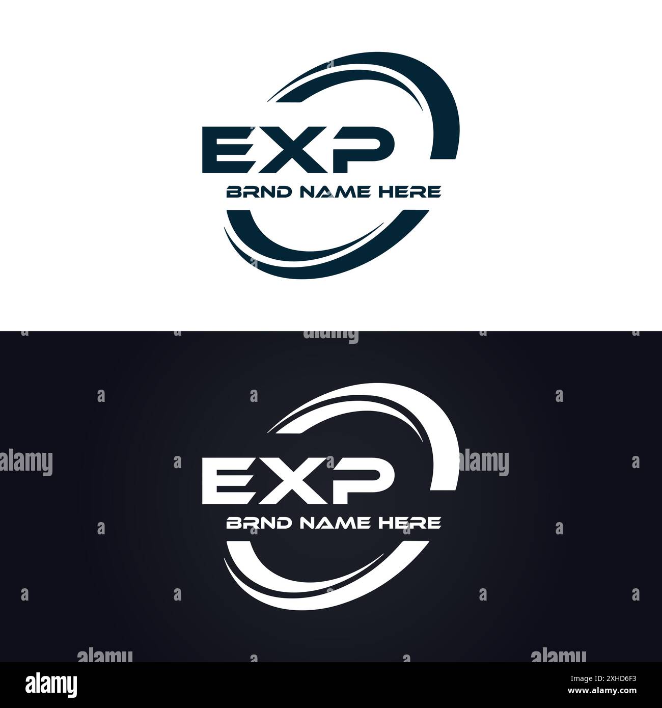 EXP logo. E X P design. White EXP letter. EXP, E X P letter logo design ...