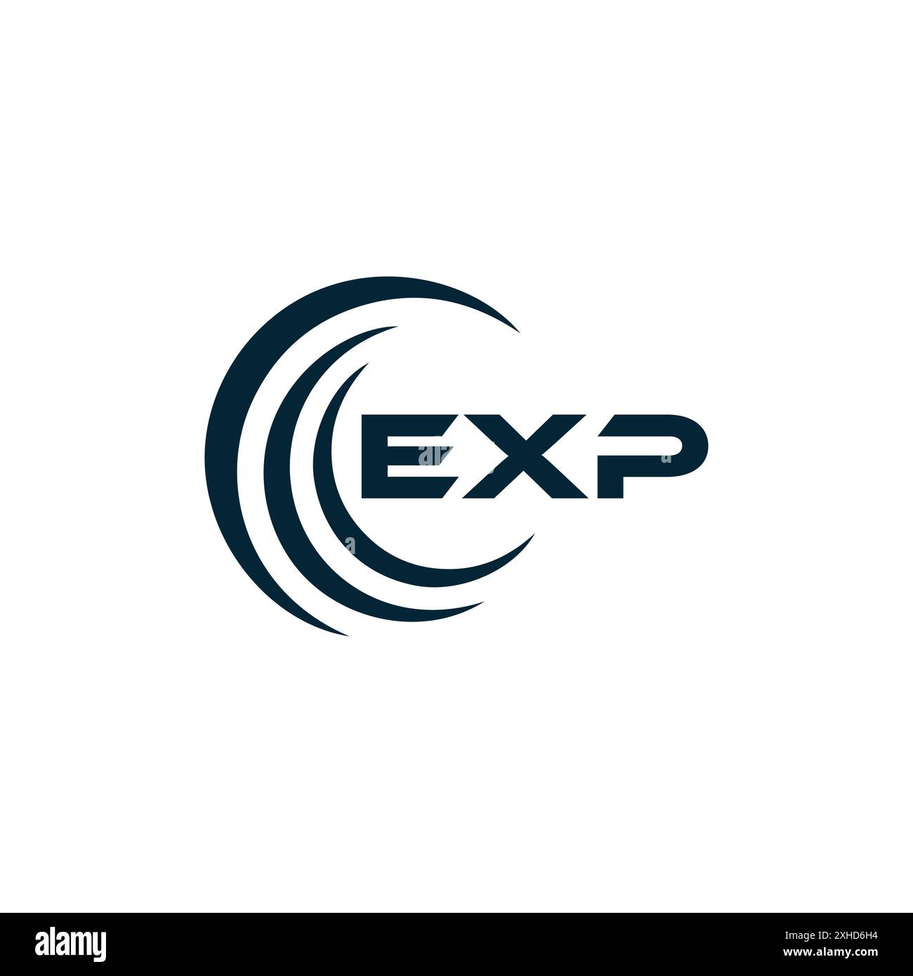 EXP logo. E X P design. White EXP letter. EXP, E X P letter logo design ...