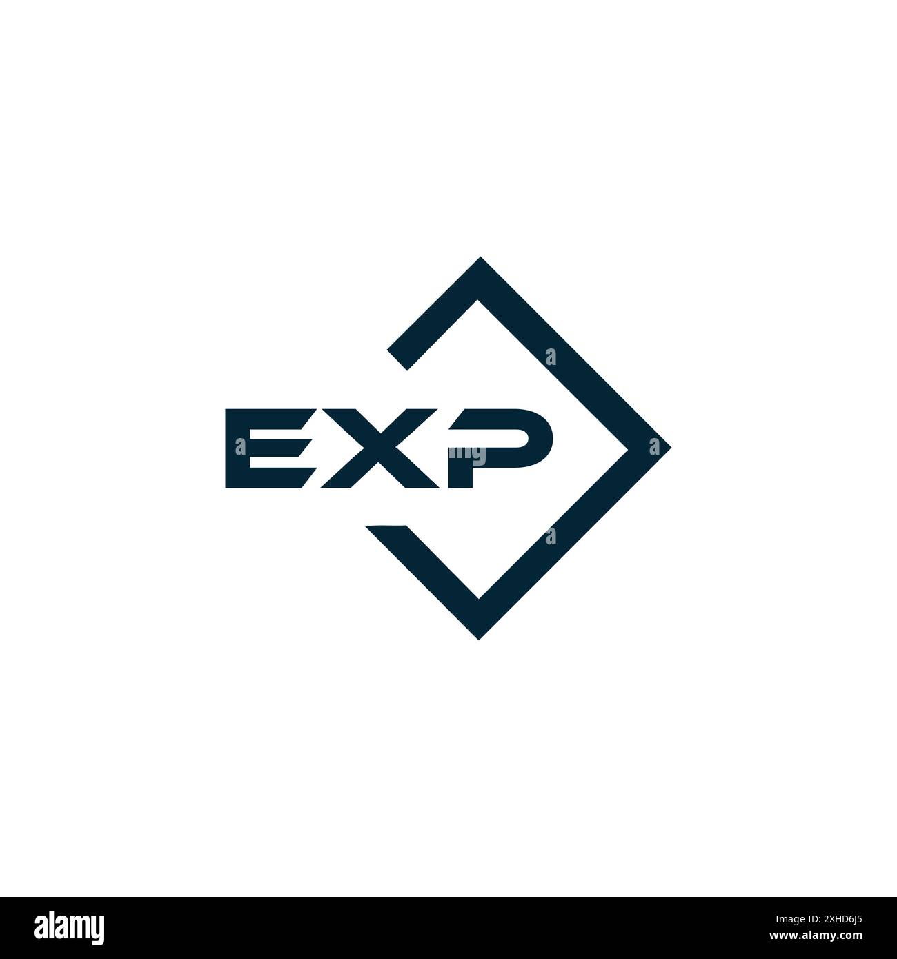 EXP logo. E X P design. White EXP letter. EXP, E X P letter logo design ...