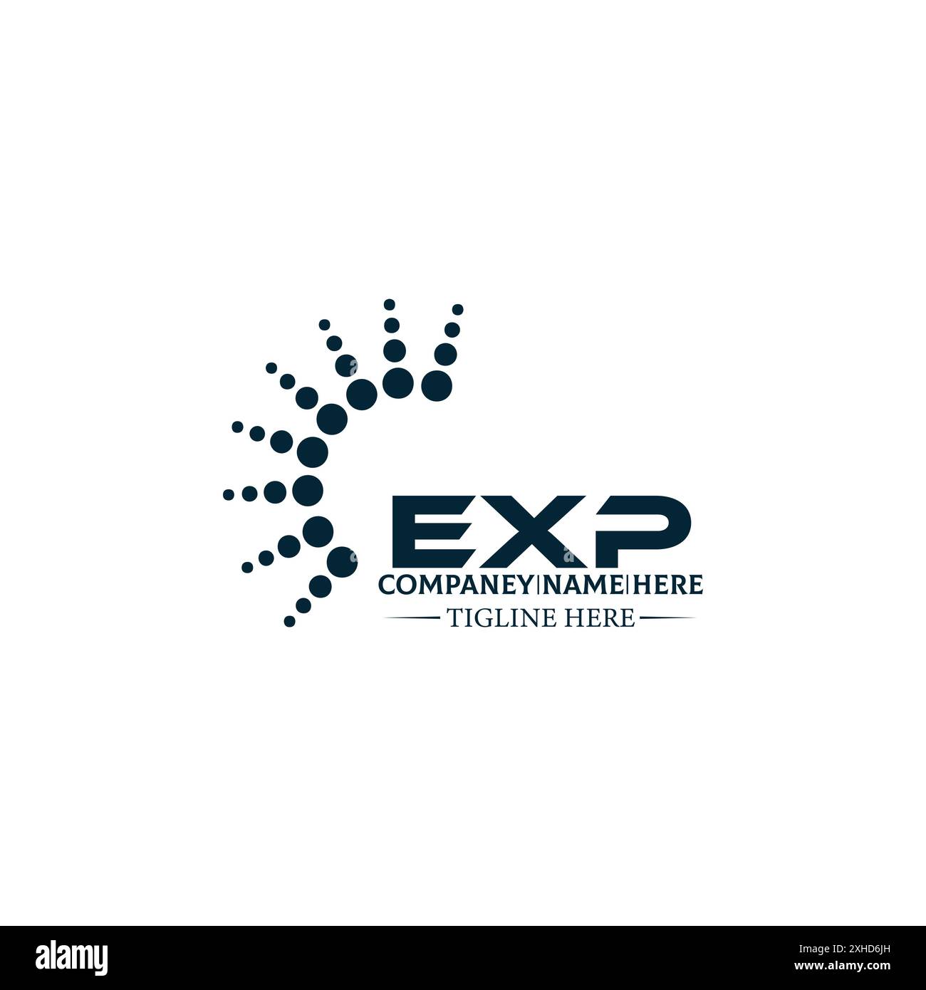 EXP logo. E X P design. White EXP letter. EXP, E X P letter logo design ...
