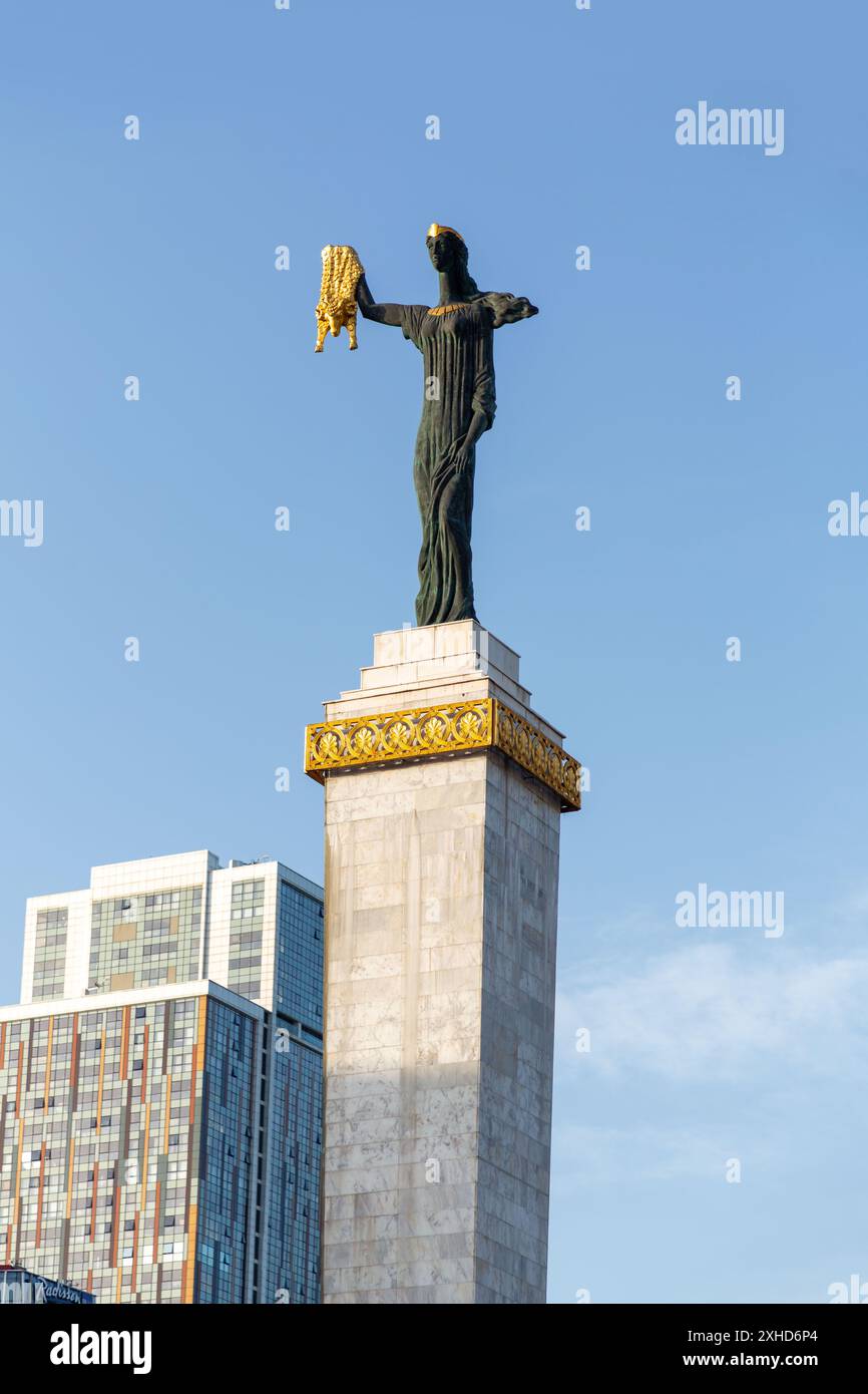 Batumi, Georgia - 13 JUNE 2024: The Medea statue is a monument to Medea ...