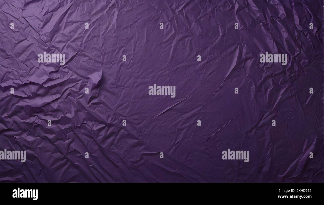 purple rough background, tissue paper with space for an inscription ...
