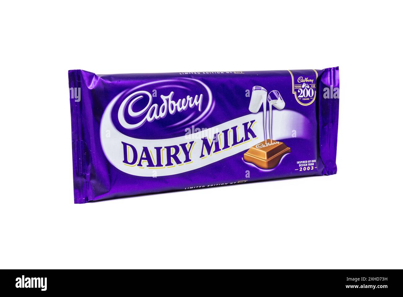 Cadbury Dairy Milk 2003 limited edition wrapper celebrating 200 years ...