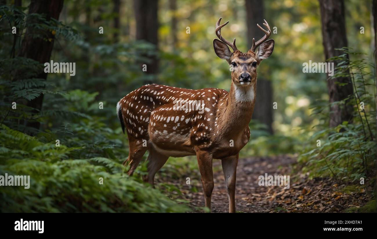 Close up axis deer baby hi-res stock photography and images - Alamy