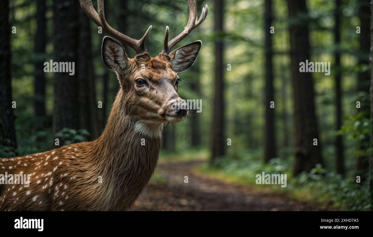 Close up axis deer baby hi-res stock photography and images - Alamy
