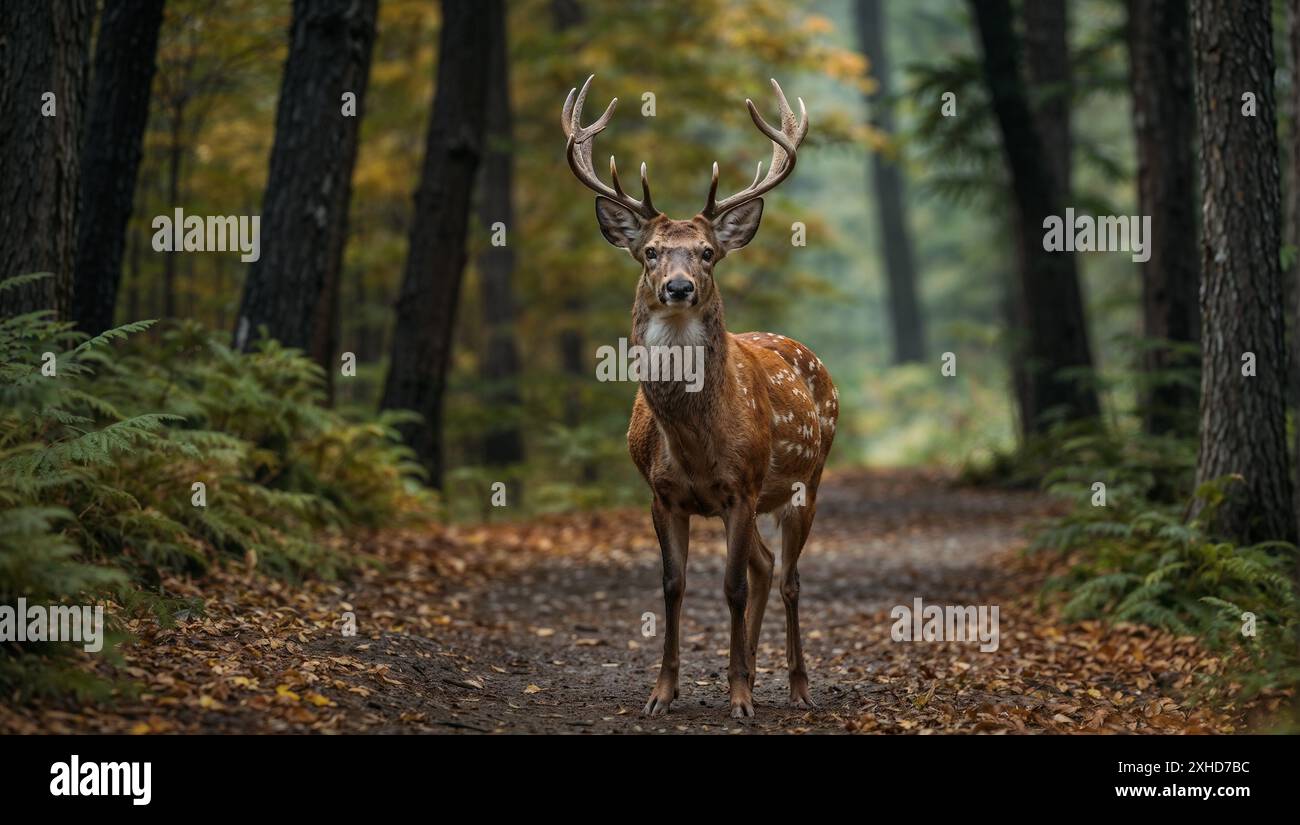 Kerala forest deer hi-res stock photography and images - Alamy