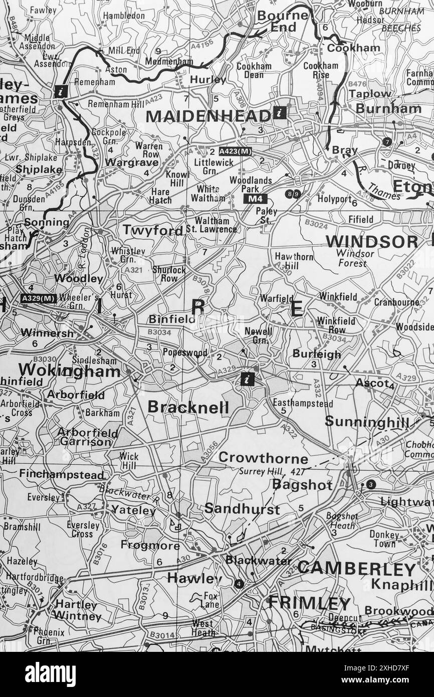 Berkshire bracknell Black and White Stock Photos & Images - Alamy