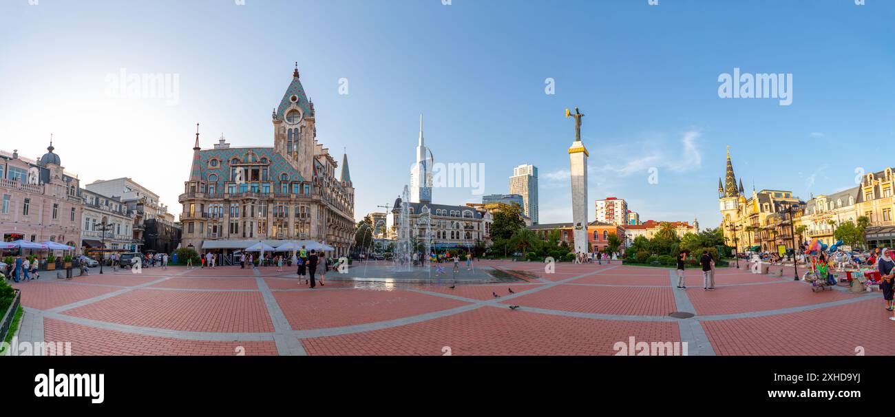 Batumi, Georgia - 13 JUNE 2024: Europe Square is one of the most ...