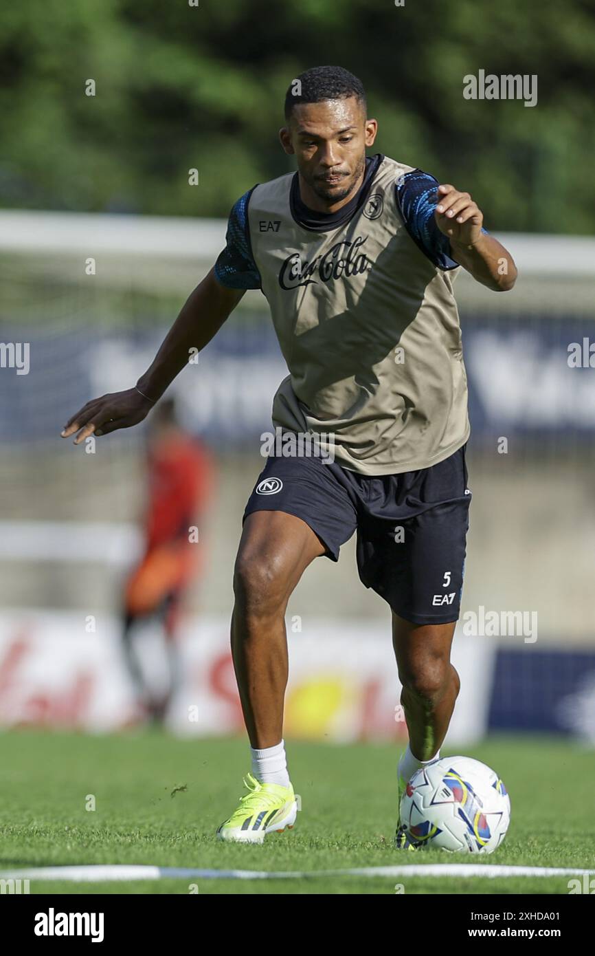 Napoli's Brazilian defender Juan Jesus during SSC Napoli's 2024-25 ...