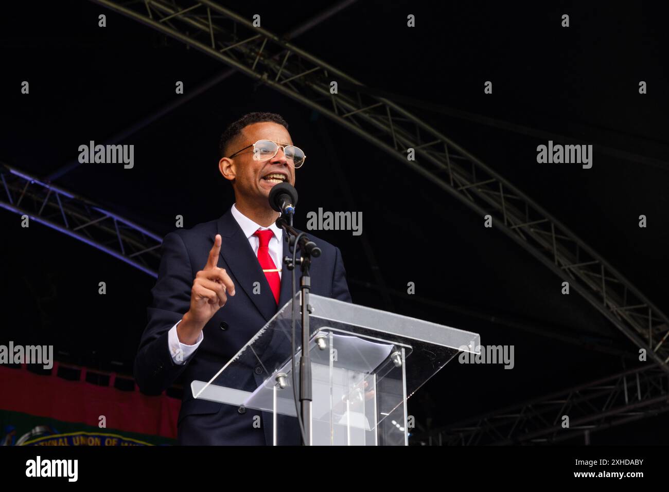 Durham, UK. 13 JUL, 2024. Daniel Kebede, General Secretary NEU ...