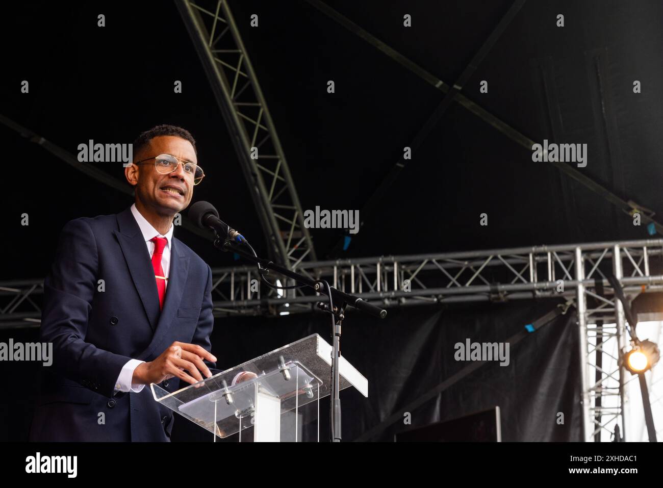 Durham, UK. 13 JUL, 2024. Daniel Kebede, General Secretary NEU ...