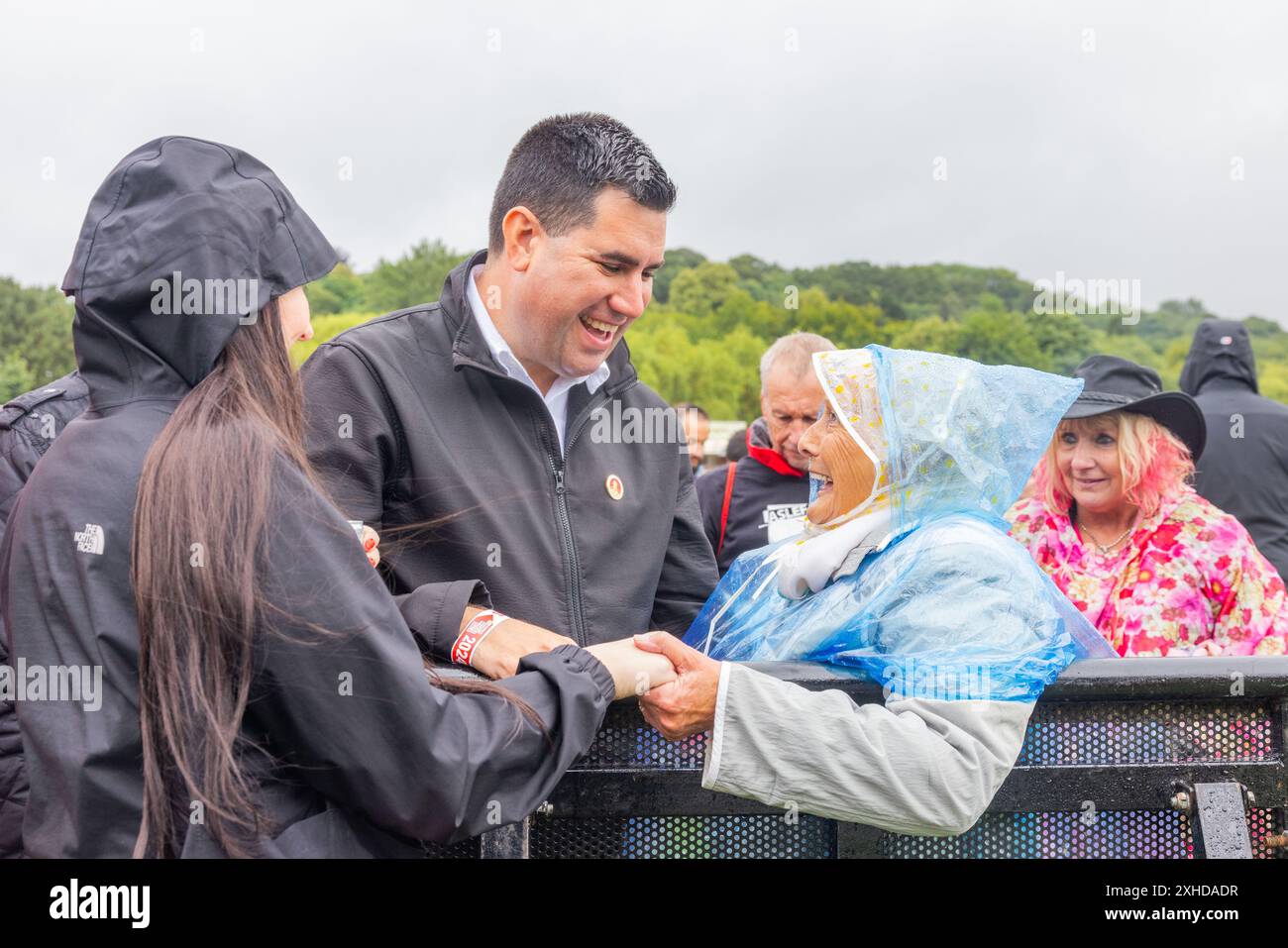 Durham, UK. 13 JUL, 2024. Richard Burgon MP for Leeds East speaks to ...