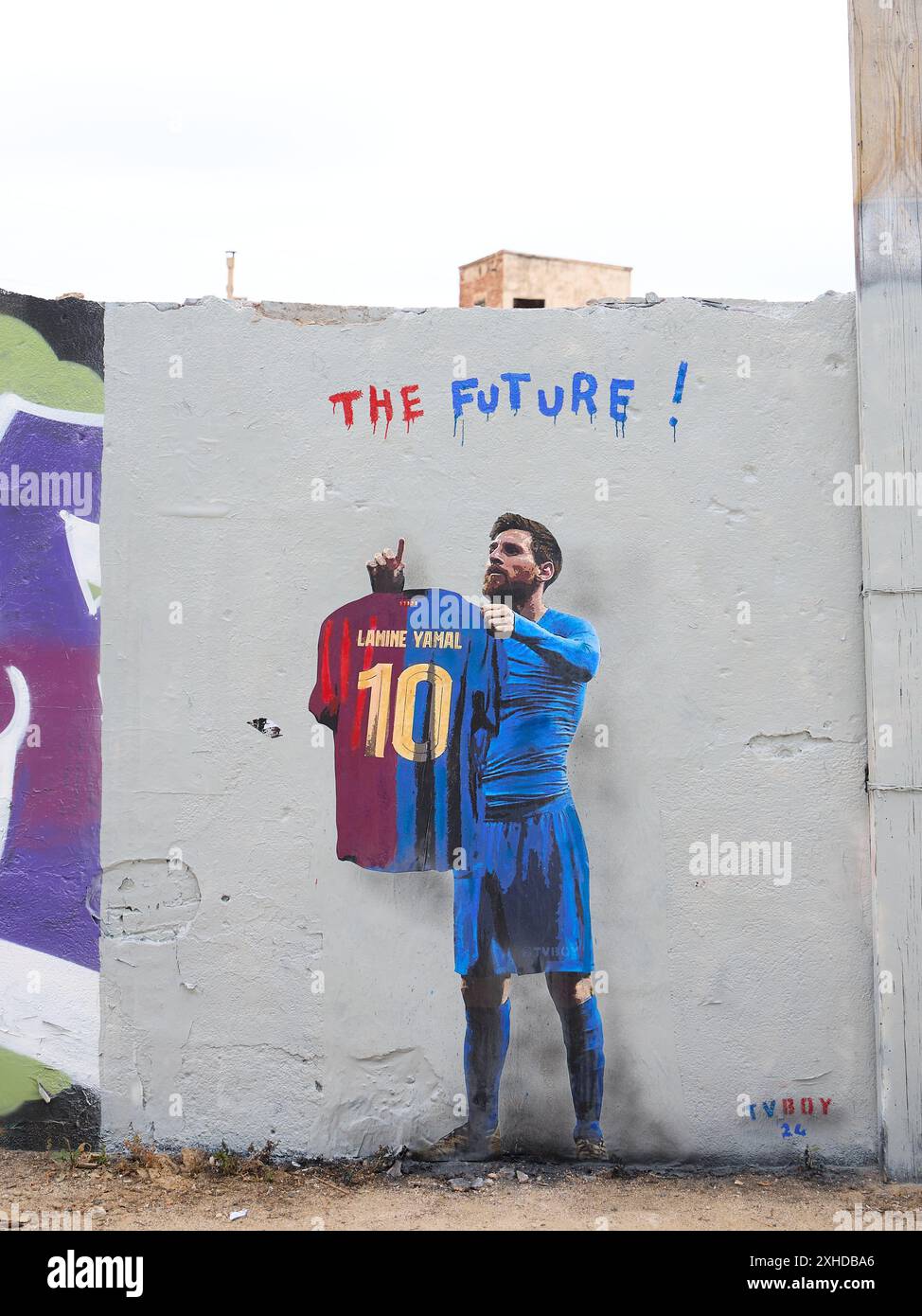 Lamine yamal messi hi-res stock photography and images - Alamy