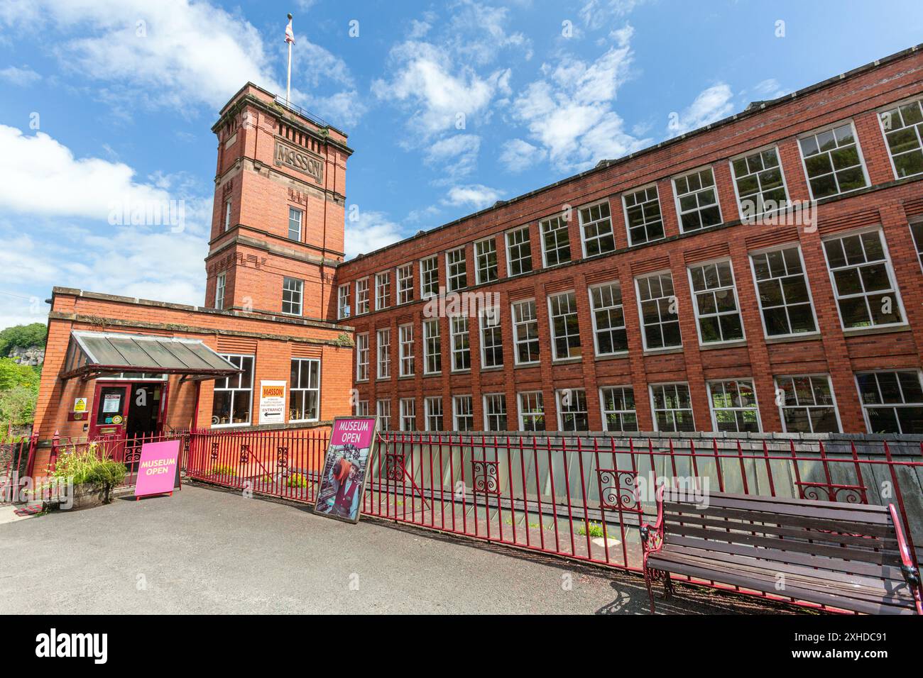 Masson Mill, Derwent Valley Mills, a World Heritage Site. , River ...