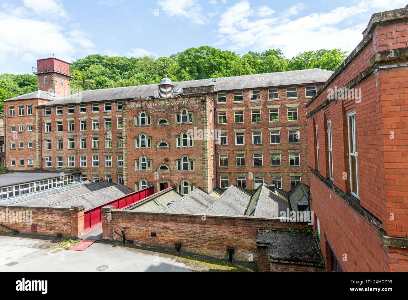 Masson Mill, Derwent Valley Mills, a World Heritage Site. , River ...