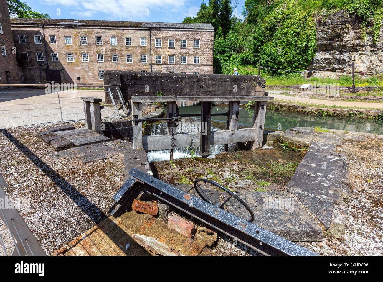 Cromford Mill, world's first water-powered cotton spinning mill ...