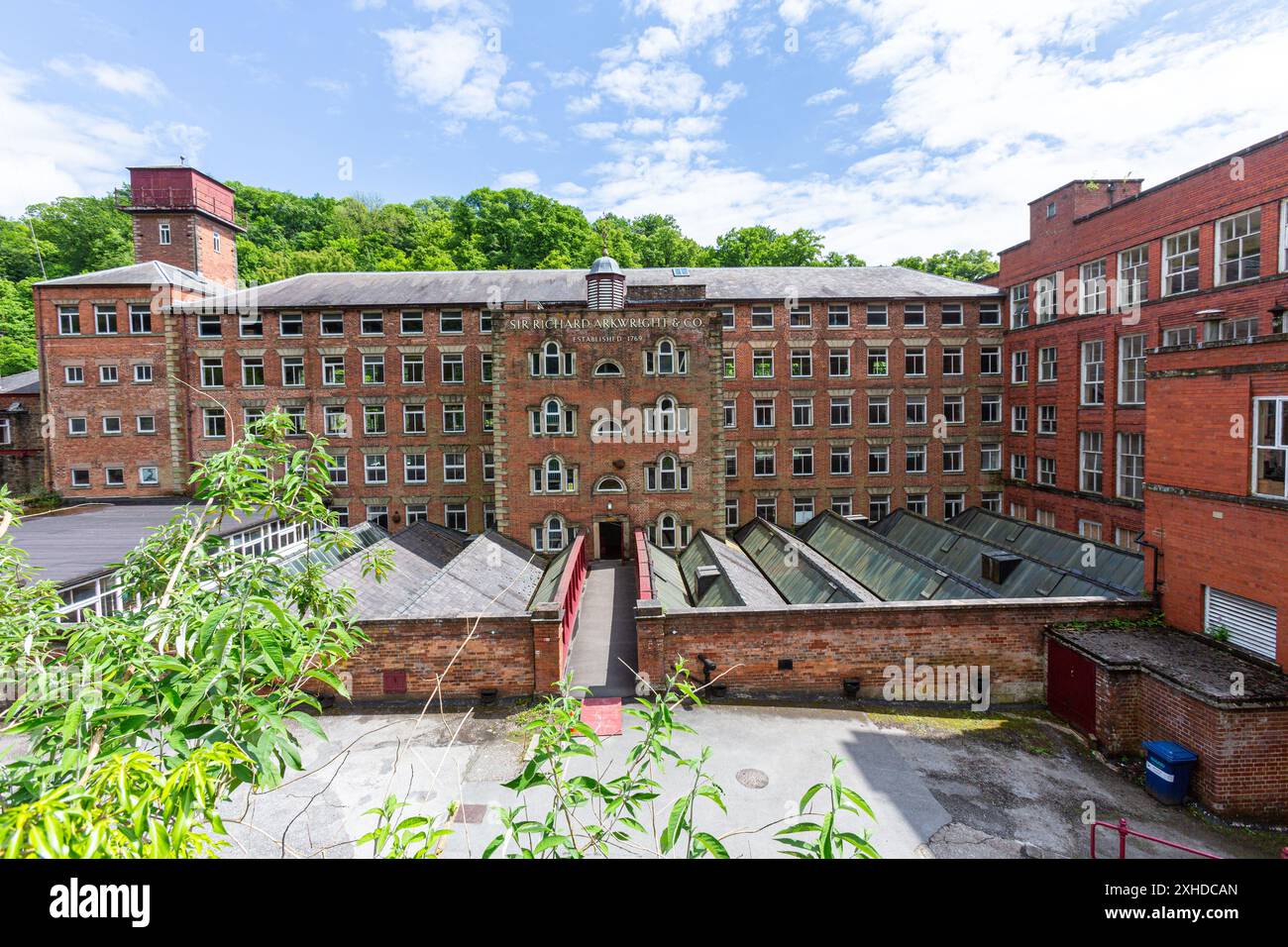 Masson Mill, Derwent Valley Mills, a World Heritage Site. , River ...