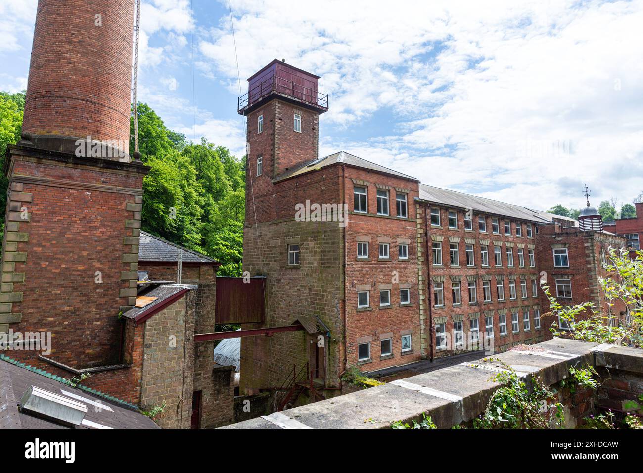 Masson Mill, Derwent Valley Mills, a World Heritage Site. , River ...