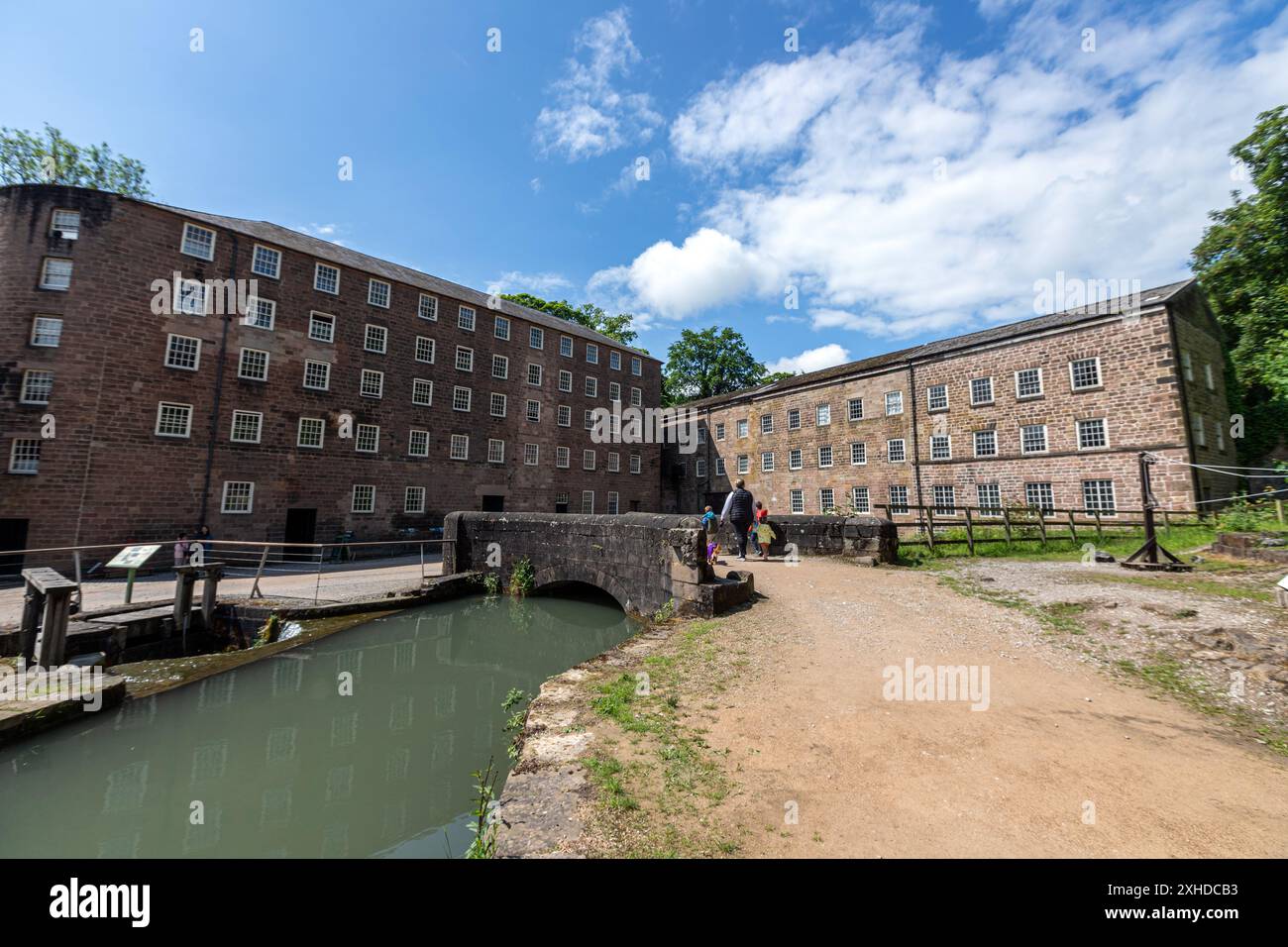 Cromford Mill, world's first water-powered cotton spinning mill ...