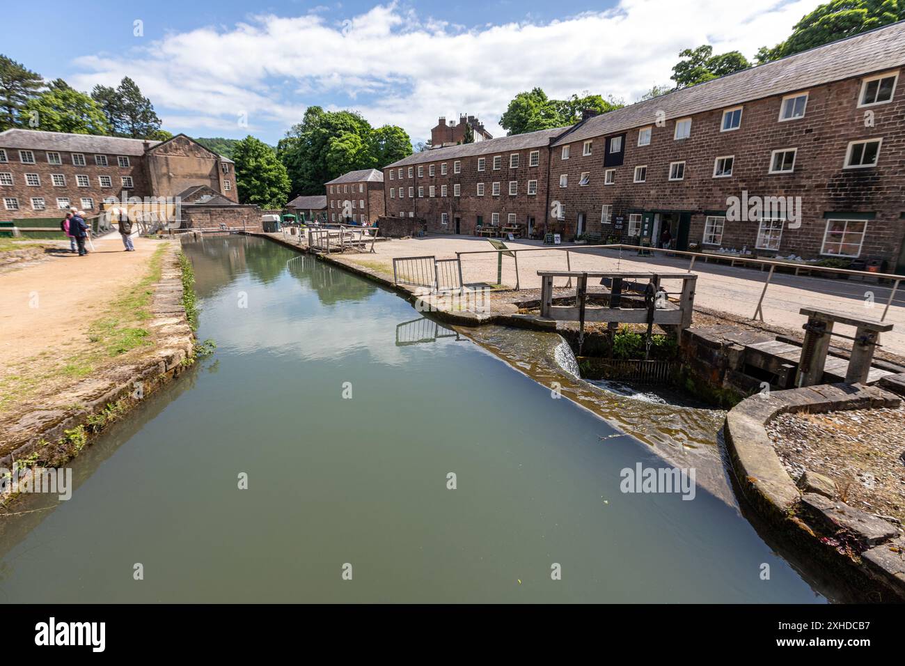 The sluice, Cromford Mill, world's first water-powered cotton spinning ...