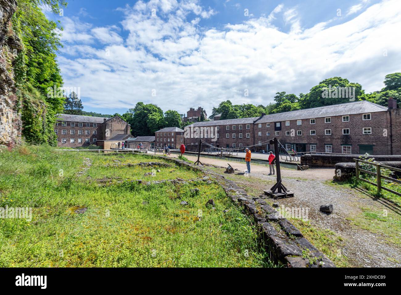Cromford Mill, world's first water-powered cotton spinning mill ...