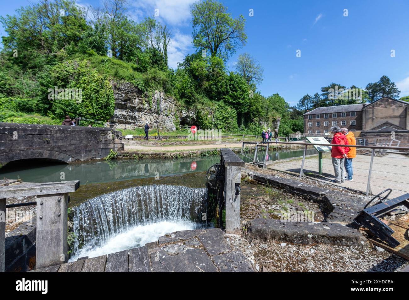 The sluice, Cromford Mill, world's first water-powered cotton spinning ...