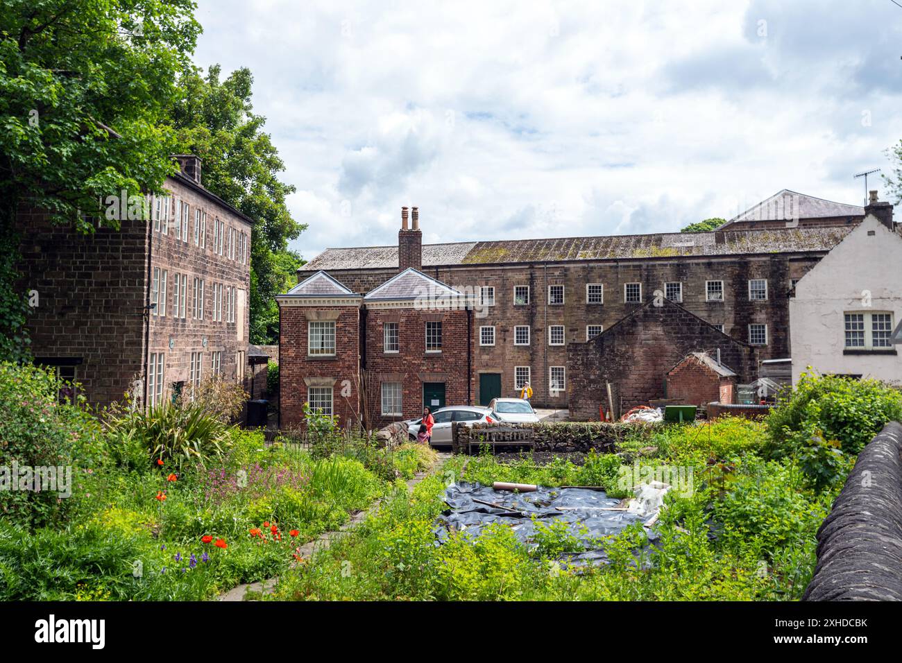 Cromford Mill, world's first water-powered cotton spinning mill ...