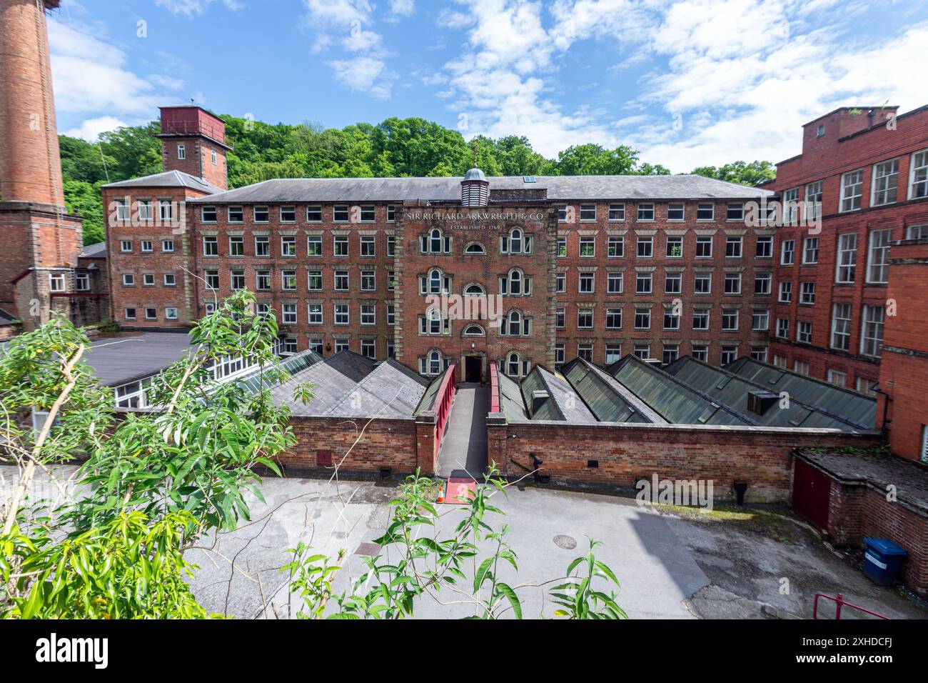 Masson Mill, Derwent Valley Mills, a World Heritage Site. , River ...