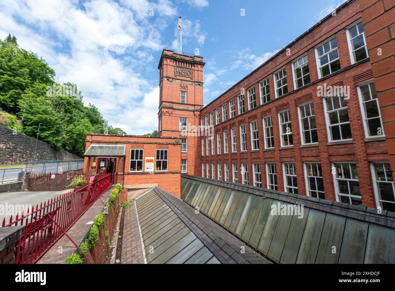 Masson Mill, Derwent Valley Mills, a World Heritage Site. , River ...