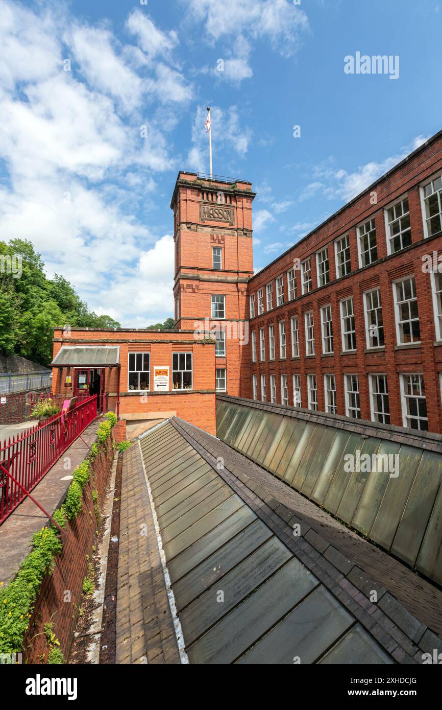 Masson Mill, Derwent Valley Mills, a World Heritage Site. , River ...