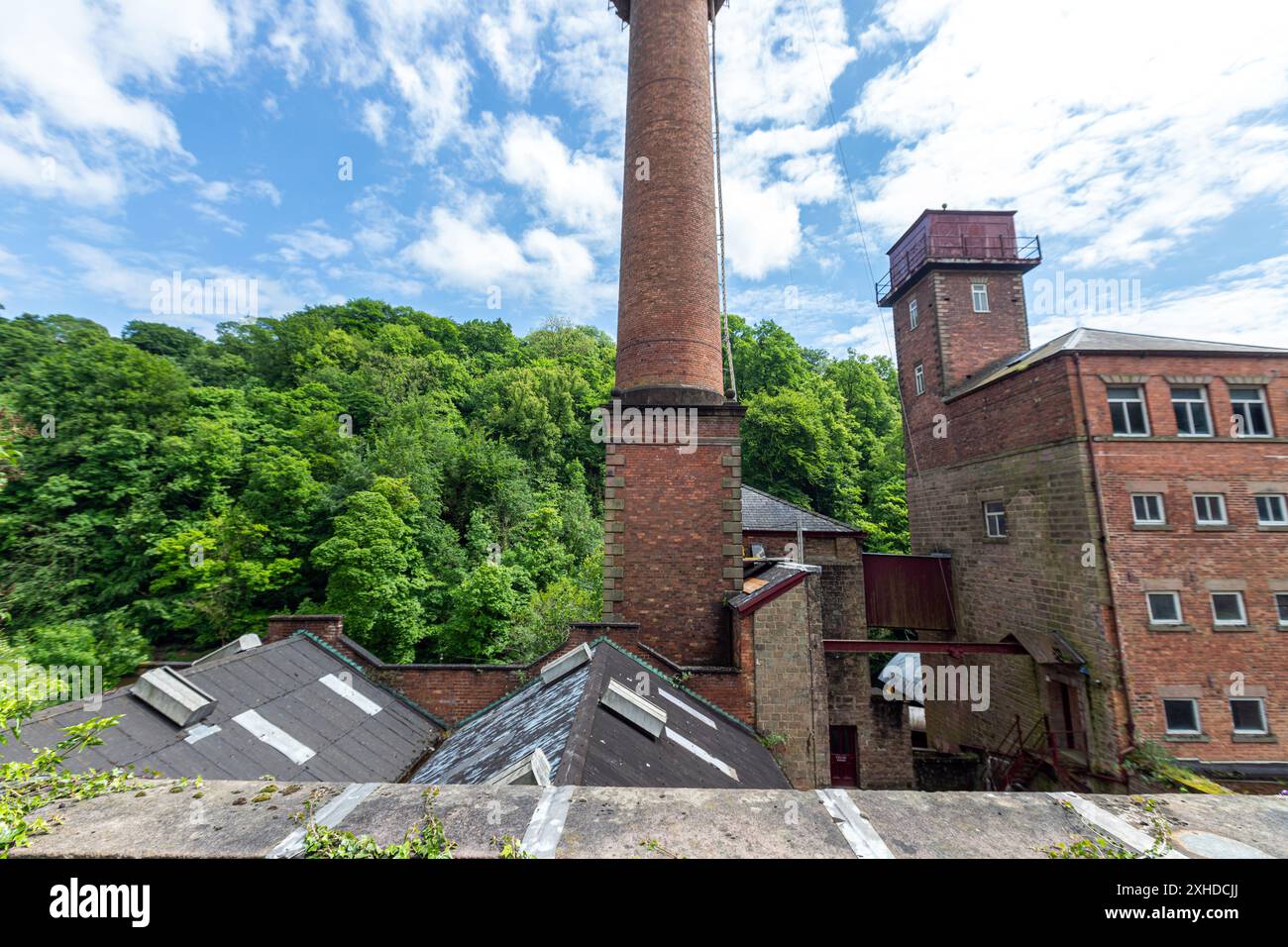 Masson Mill, Derwent Valley Mills, a World Heritage Site. , River ...