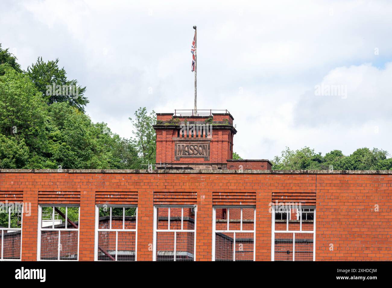 Masson Mill, Derwent Valley Mills, a World Heritage Site. , River ...