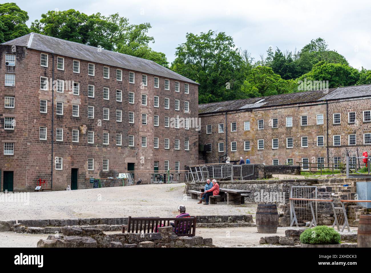 Cromford Mill, world's first water-powered cotton spinning mill ...