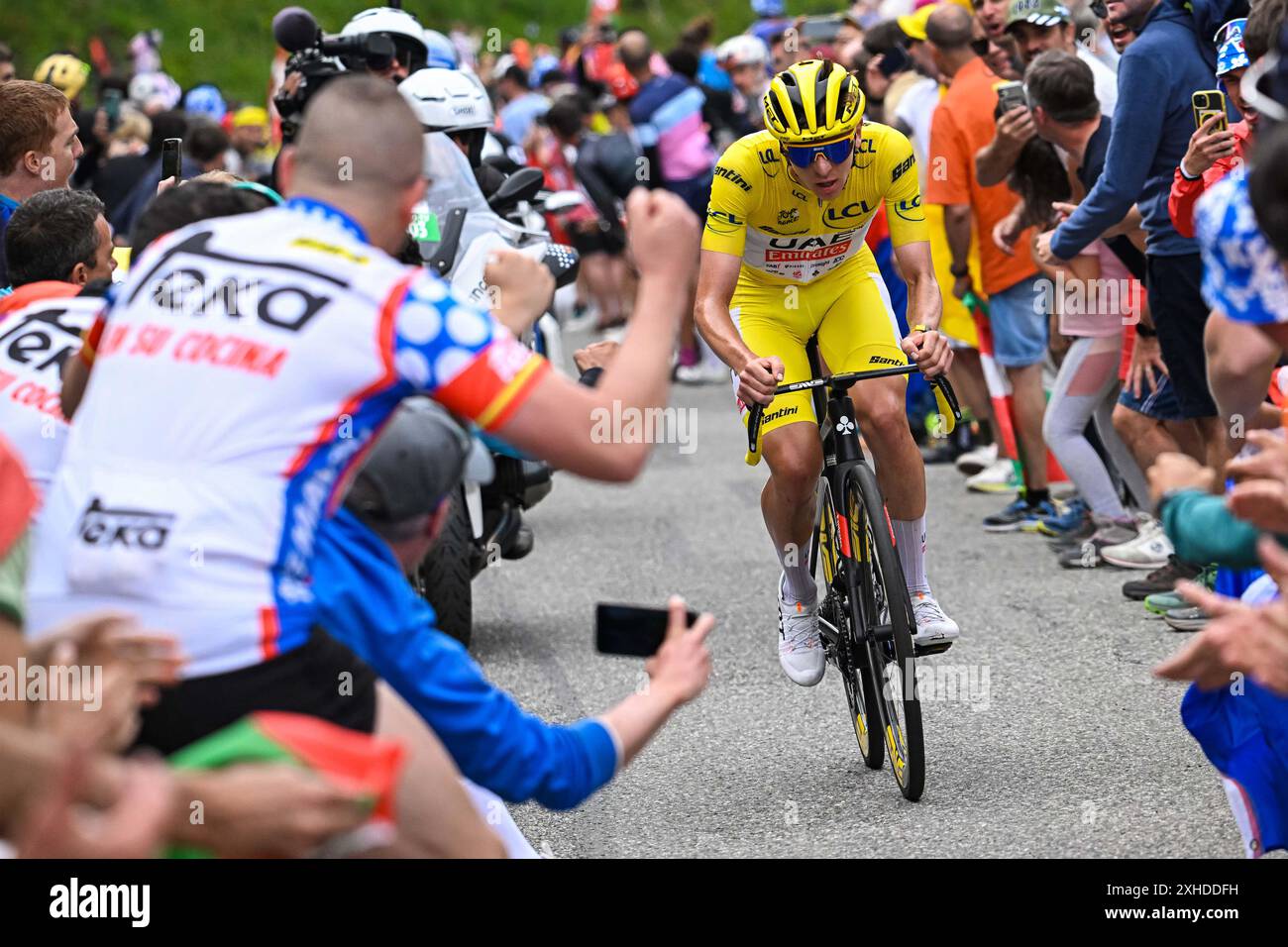 Tour de France 2024 - 111th Edition - 14th stage Pau - Saint Lary Soulan Pla d'Adet 151,9 km ...