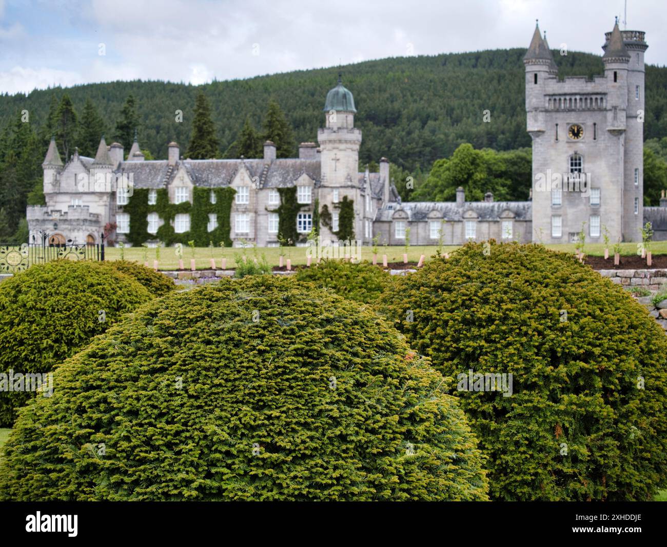 Balmoral Castle viewed from the grounds,Scotland Stock Photo - Alamy