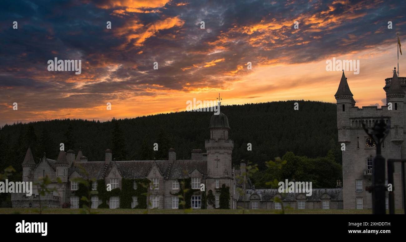 Balmoral Castle viewed from the grounds,Scotland Stock Photo - Alamy