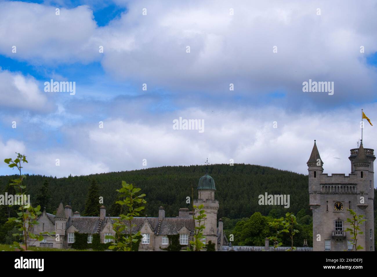 Balmoral Castle viewed from the grounds,Scotland Stock Photo - Alamy