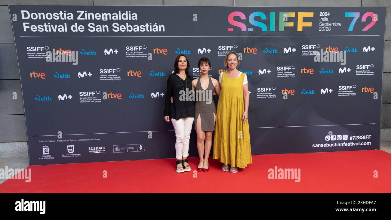 Madrid, Spain. 12th July, 2024. Cristina Zumárraga, Greta Fernández and ...
