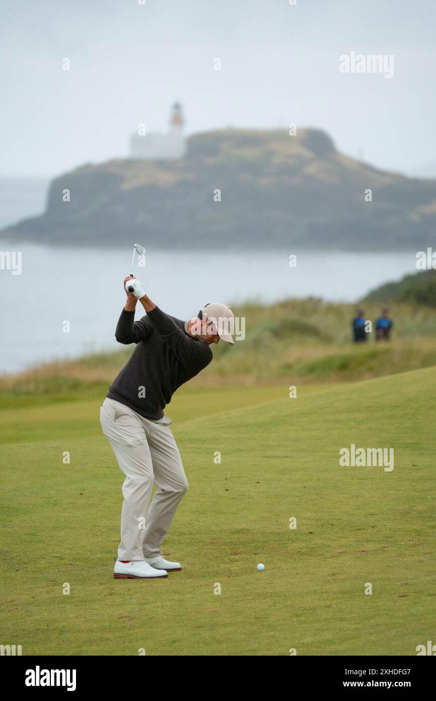 North Berwick, Scotland, UK. 13th July 2024. Day Three at the Genesis ...