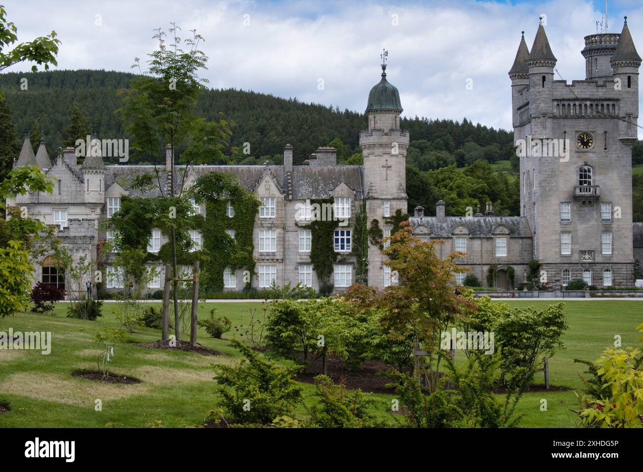 Balmoral Castle viewed from the grounds,Scotland Stock Photo - Alamy
