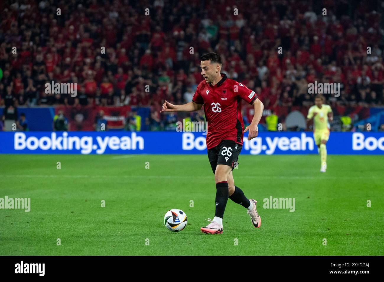 Arber Hoxha (Albanien, #26) am Ball, GER, Albania (ALB) vs Spain (ESP ...