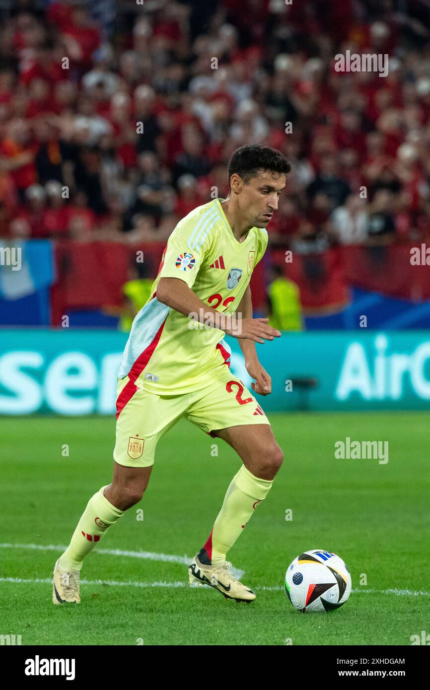 Jesus Navas (Spanien, #22) am Ball, GER, Albania (ALB) vs Spain (ESP ...