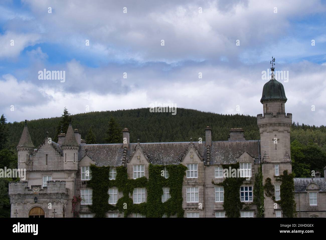 Balmoral Castle viewed from the grounds,Scotland Stock Photo - Alamy