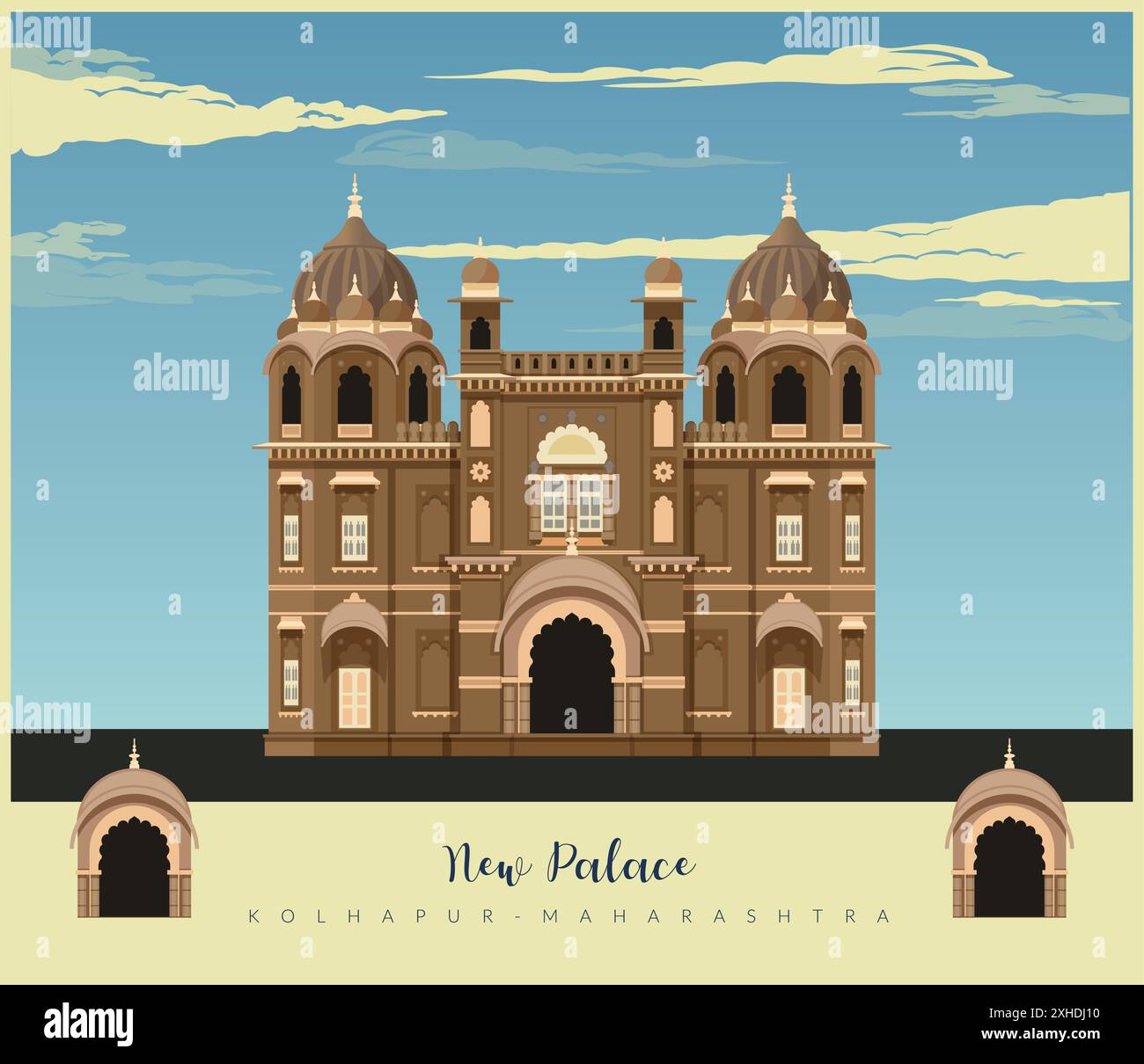 Kolhapur museum Stock Vector Images - Alamy