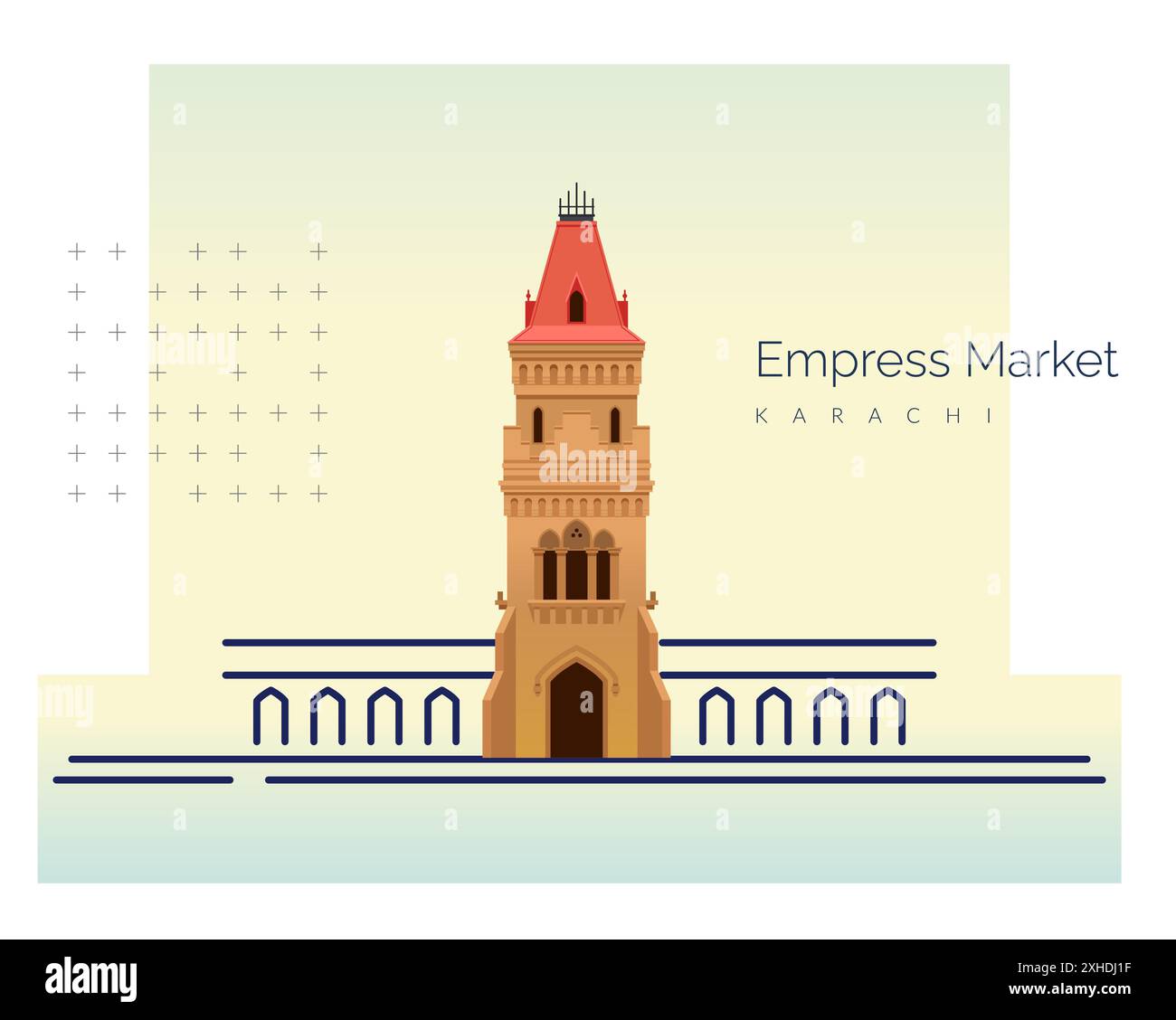 Pakistan landmark vector vectors hi-res stock photography and images ...