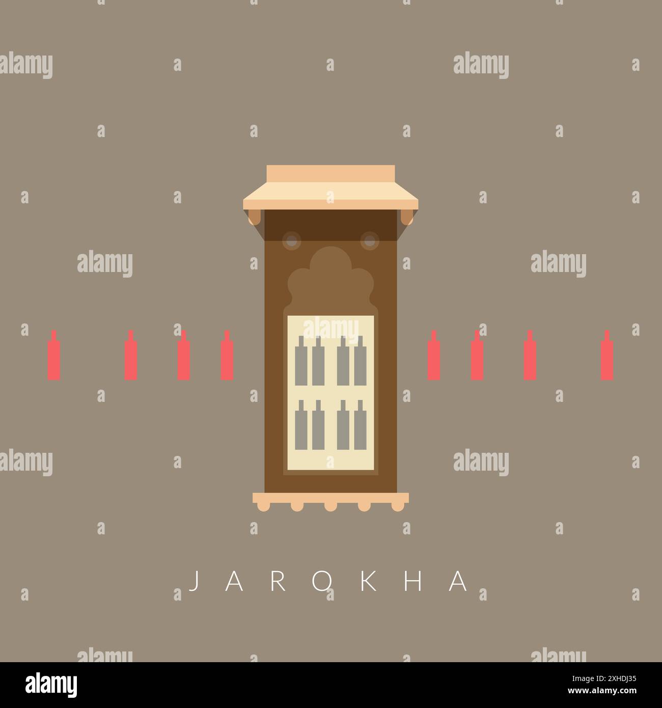 Jharokha Window Elements Stock Illustration As Eps 10 File Stock