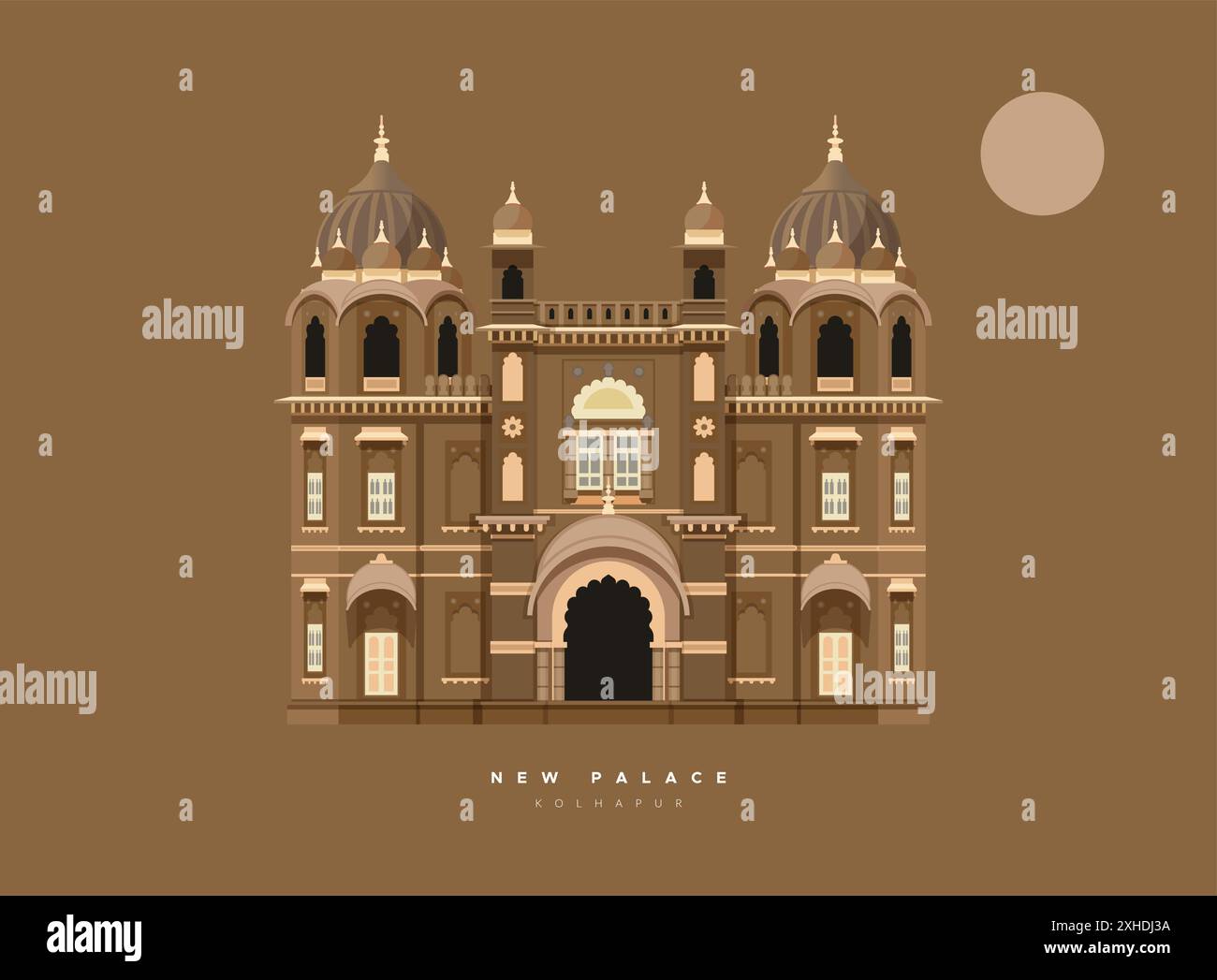 Kolhapur museum Stock Vector Images - Alamy