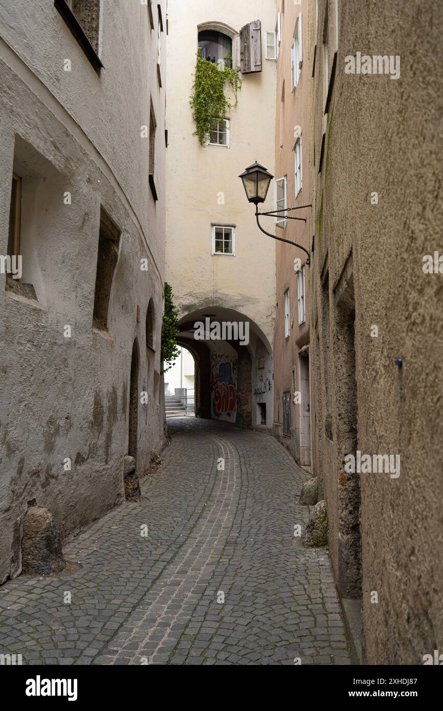Salzburg, Austria. July 1, 2024. Glimpses of the characteristic old ...