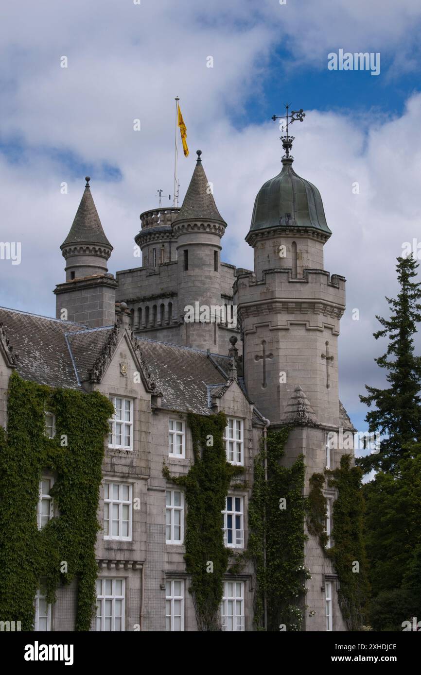 Balmoral castle façade during the summer, Scotland Stock Photo - Alamy