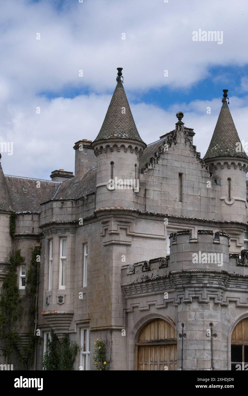 Balmoral castle façade during the summer, Scotland Stock Photo - Alamy